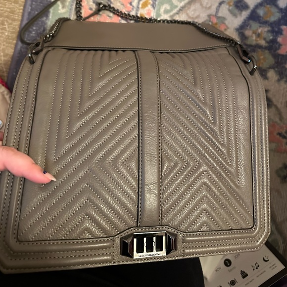 rabecca minkoff | Bags | Taupegray Rebecca Minkoff Bag Like New Dust ...
